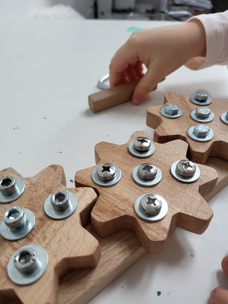 Montessori Wooden Screw Board for Kids, Educational Toys for Kids - Etsy
