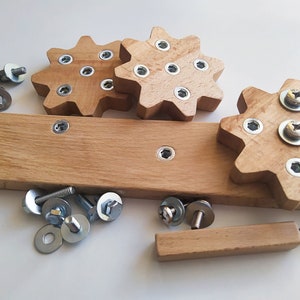 Montessori Wooden Screw Board for Kids, Educational Toys for Kids - Etsy