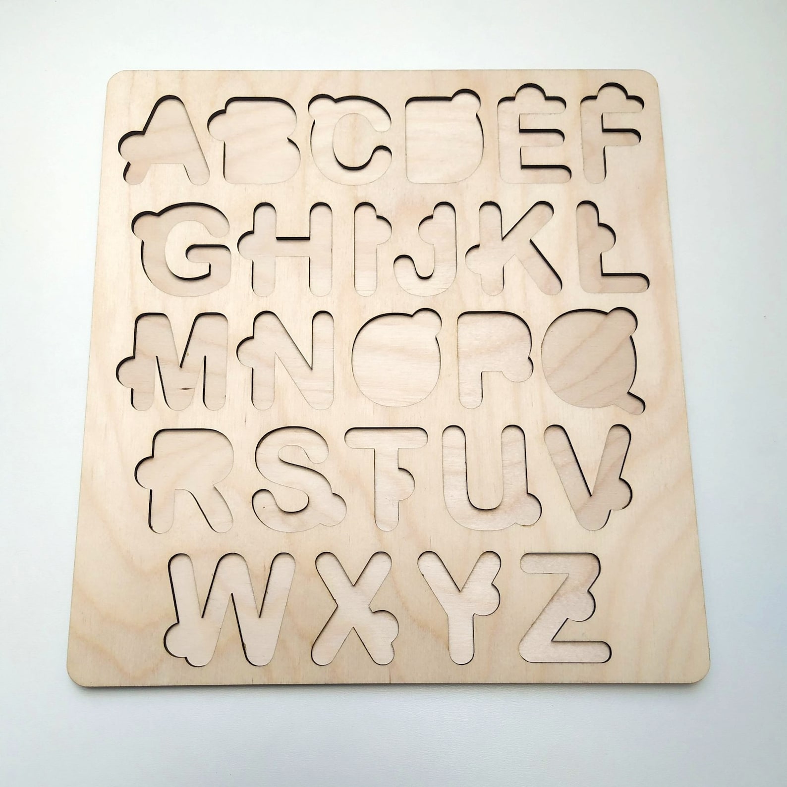 Montessori Alphabet, Movable Letters of the Alphabet, Laser Cut File ...