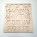 Montessori Alphabet, Movable Letters of the Alphabet, Laser Cut File ...