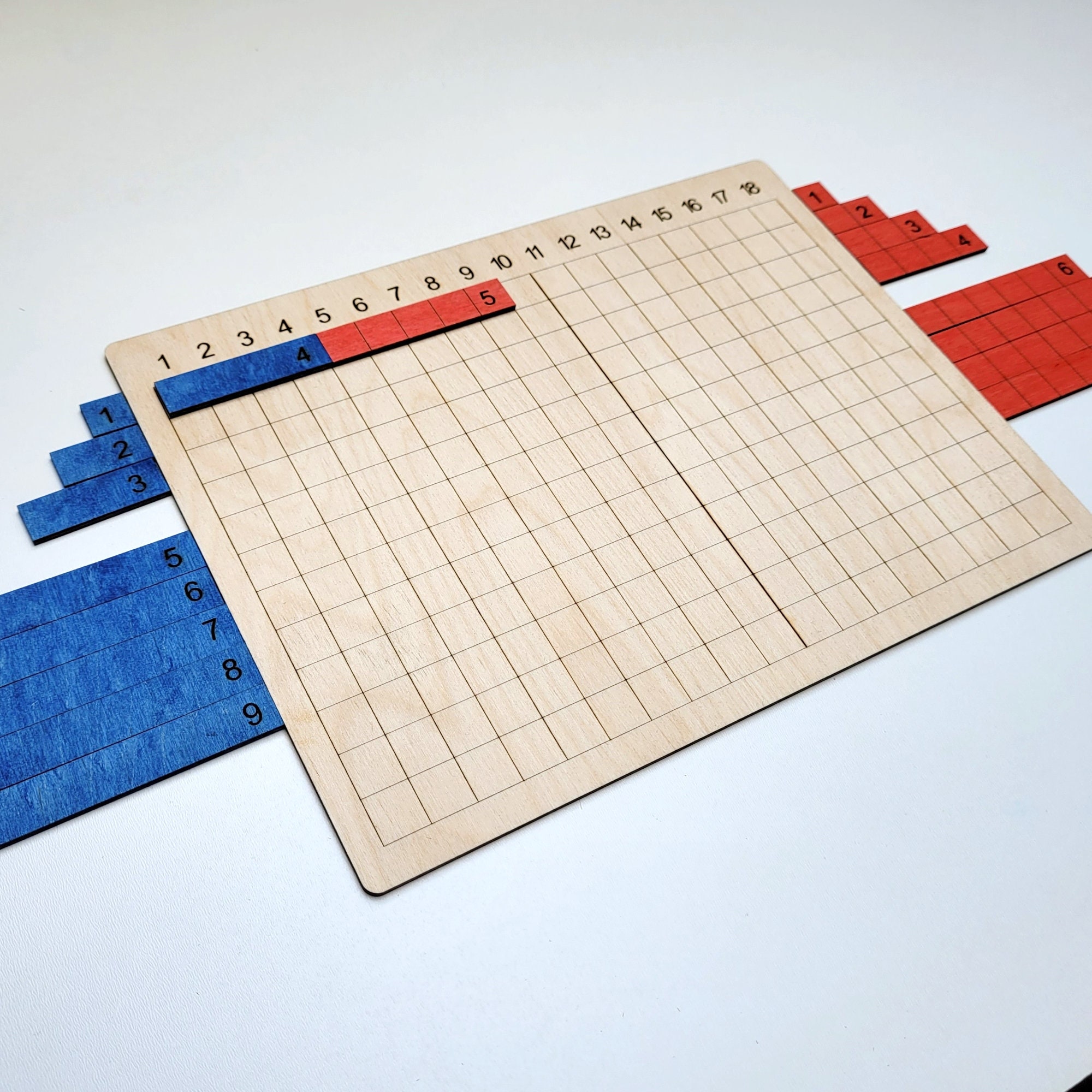 Montessori Addition and Substraction Learning Board, Laser Cut File ...
