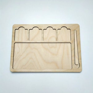 Montessori Sensory Board, Alphabet Letters, Learning Words and Writing ...