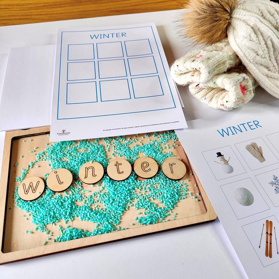 Montessori Seasons Sorting Activity, Cut and Paste Matching Worksheets ...