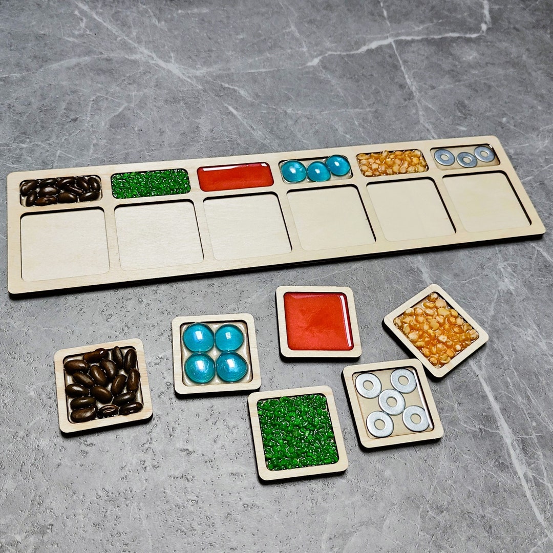 Montessori Sensory Sorter, Sorter for Kids, Montessori Sorting Tray. - Etsy