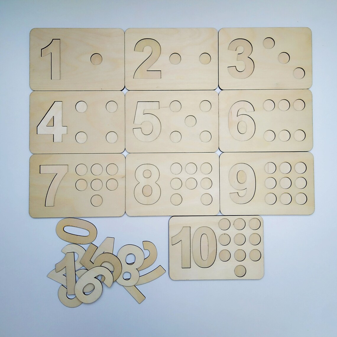 Montessori Math Board, Montessori Counting Boards, SVG, Laser Cut File ...