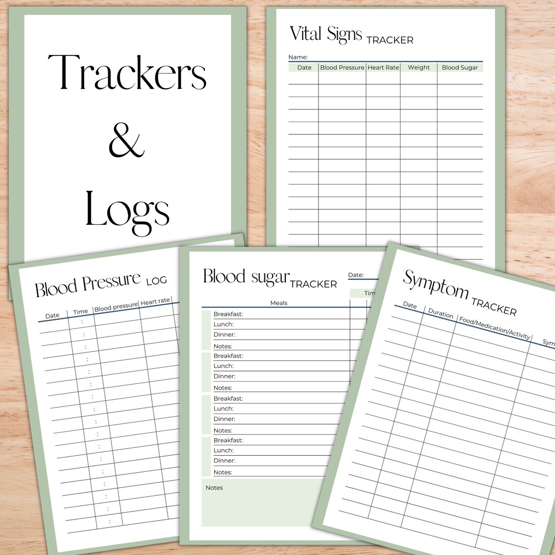 Medical Planner & Binder, Printable and Editable PDF - Etsy