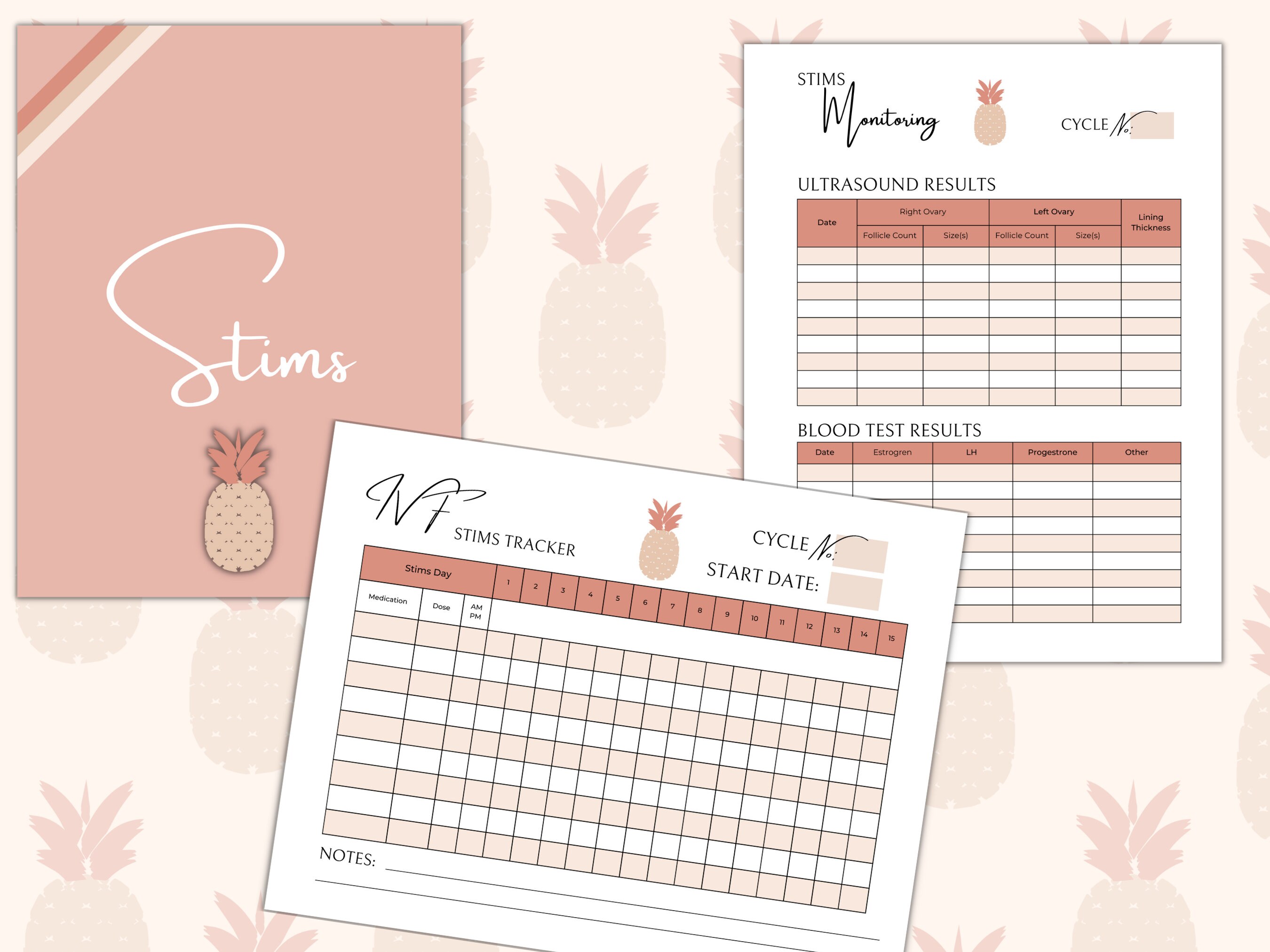 IVF Stims Bundle, IVF Planner, Printable Digital Download - Etsy