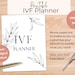 Printable IVF Planner, Minimalistivf Journal, IVF Calendar- Keep Track ...
