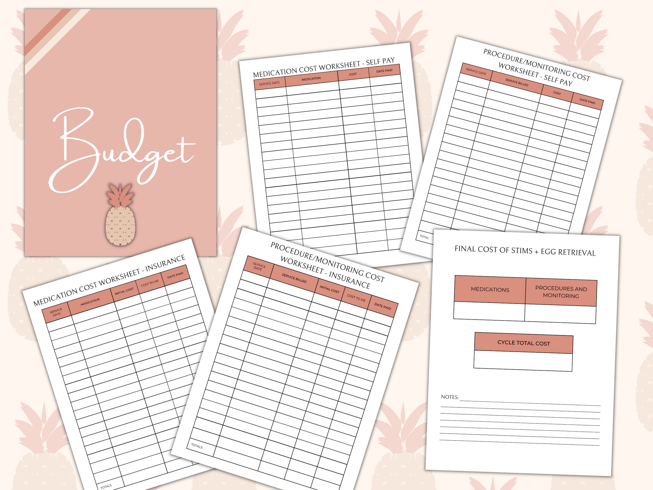 IVF Stims Bundle, IVF Planner, Printable Digital Download - Etsy