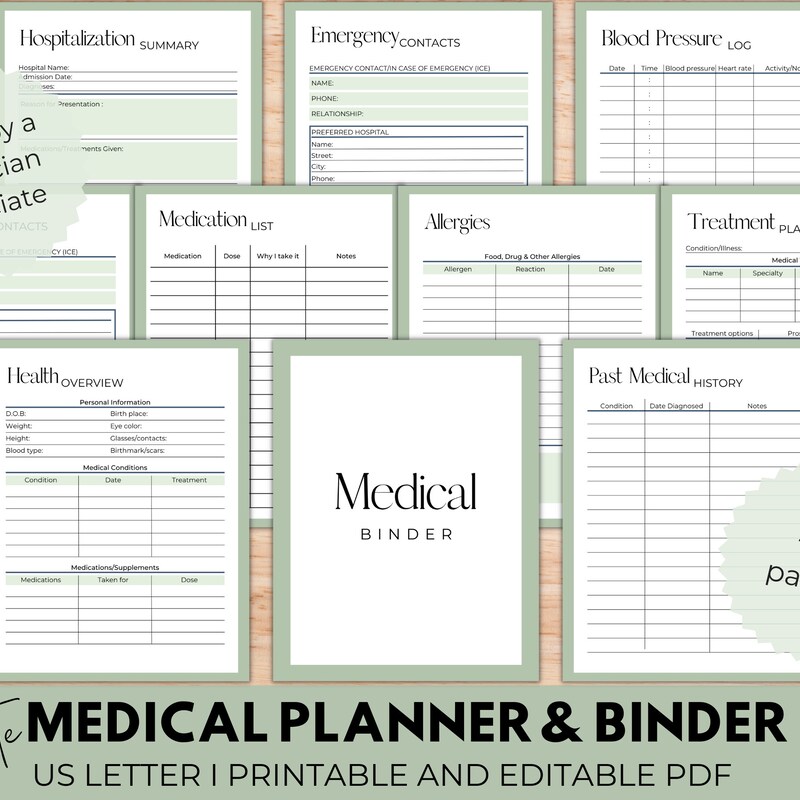 Medical Binder - Etsy
