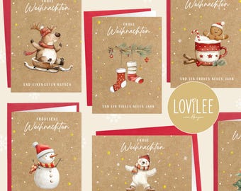 Weihnachtskarten - Etsy.de