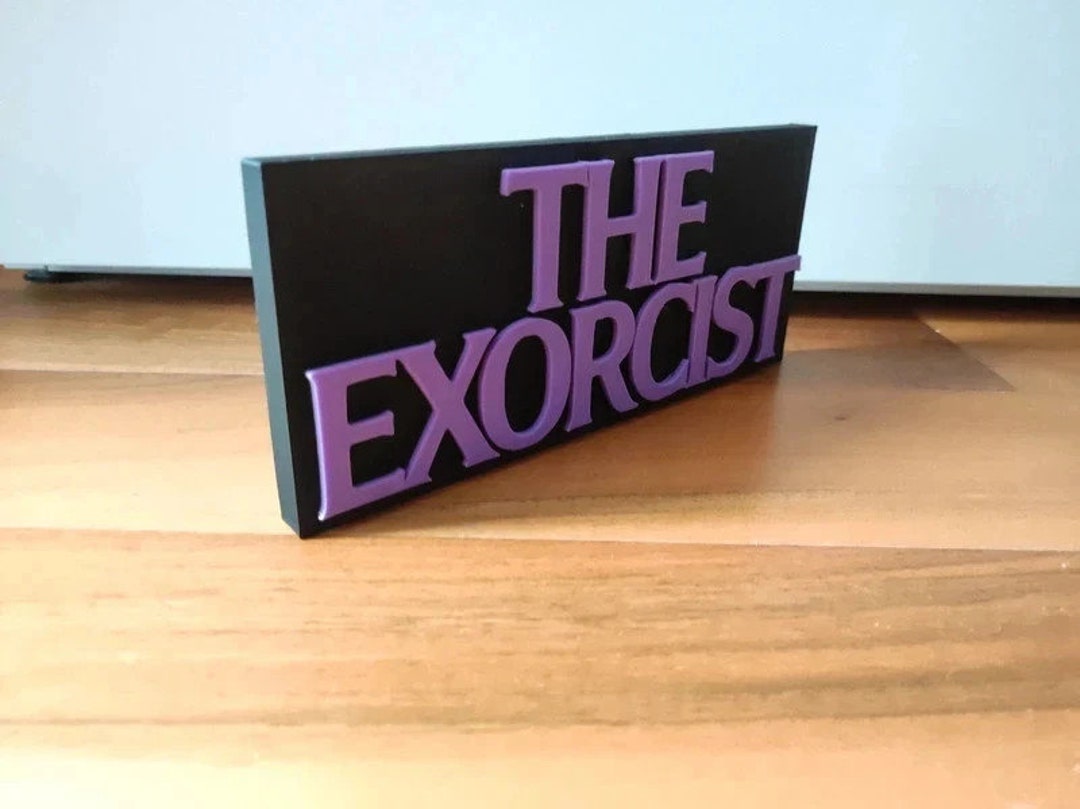 The Exorcist Logo 3D Printed 20cm Free Ship Diorama - Etsy