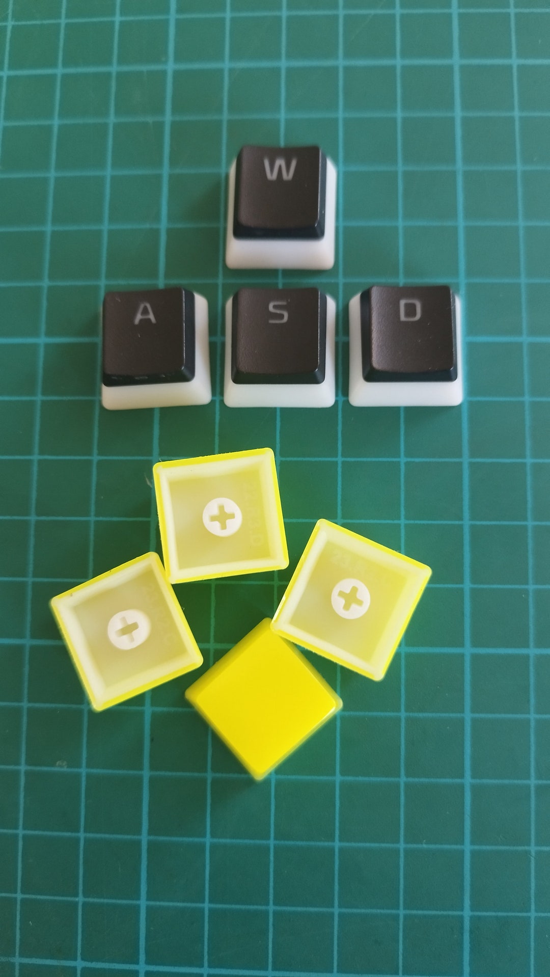 WASD Neon Keycaps Set - Etsy