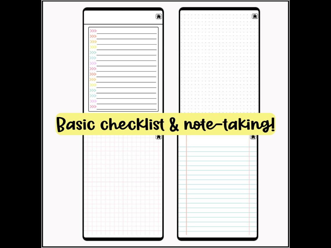 Retro Digital Teacher Planner, Digital Notebook for Teachers, Blank ...