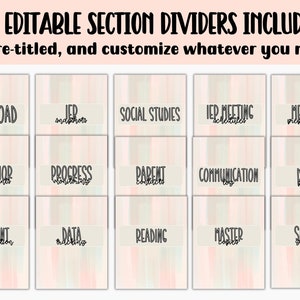 Editable Self Contained Special Education Planner, Printable SPED ...