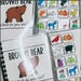 Printable Adapted Brown Bear Book, Special Education, Visually Impaired ...