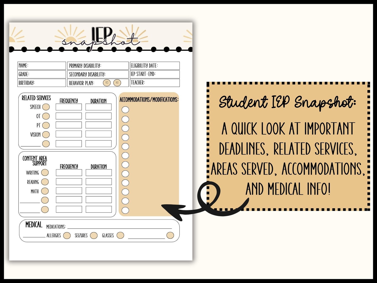 IEP Goal Progress Monitoring, Editable Iep Goal Tracking Templates ...
