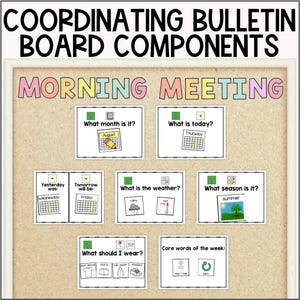 Morning Warm-up Binder, Morning Meeting Binder, Special Education ...