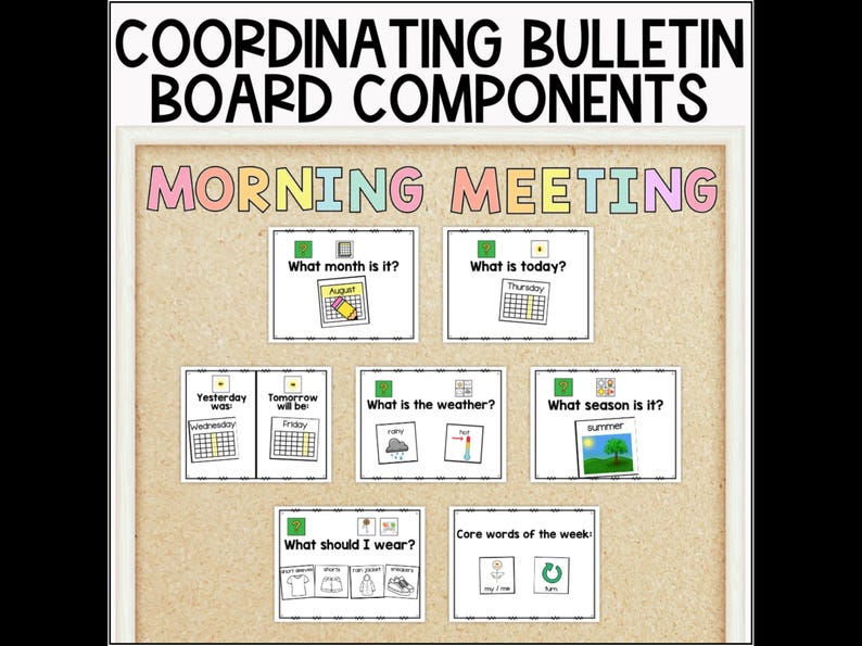 Morning Warm-up Binder, Morning Meeting Binder, Special Education ...