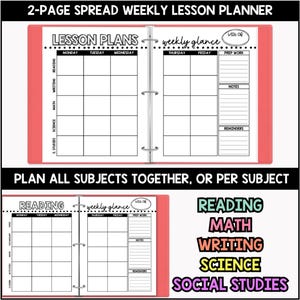 Special Education Planner, Self-contained Teacher Binder, IEP Meeting ...