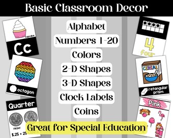Brights Classroom Posters, Pastel Classroom Decor, Alphabet Posters ...