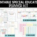 Printable Special Education Planner Binder, Caseload Templates, Section ...