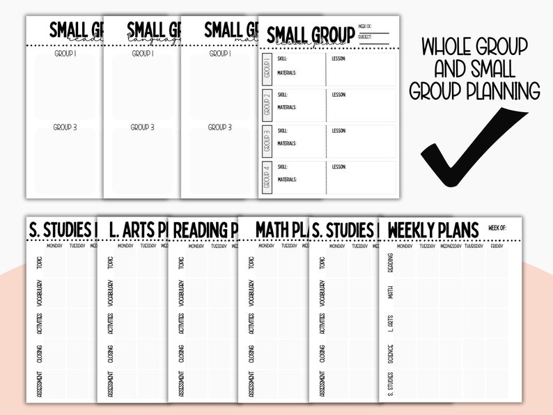 Self Contained Special Education Planner Editable Boho - Etsy