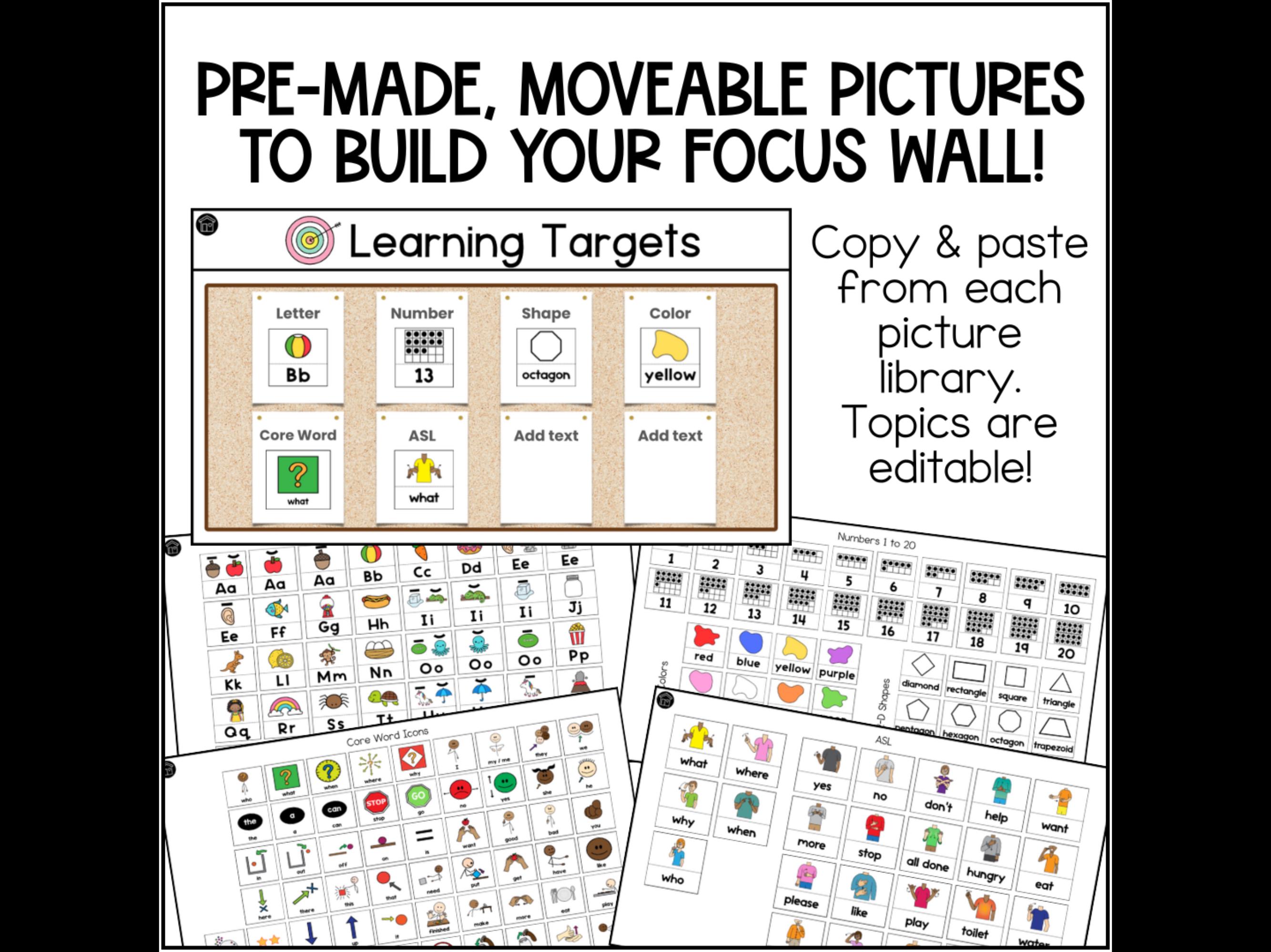Special Education Morning Meeting, 350+ Moveable Visuals, SPED Daily ...