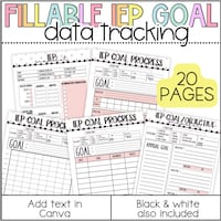 Special Education Planner, Self-contained Teacher Binder, IEP Meeting ...