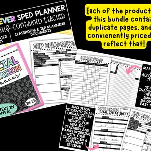 Editable Special Education and Sped Sub Binder Bundle, Classroom ...