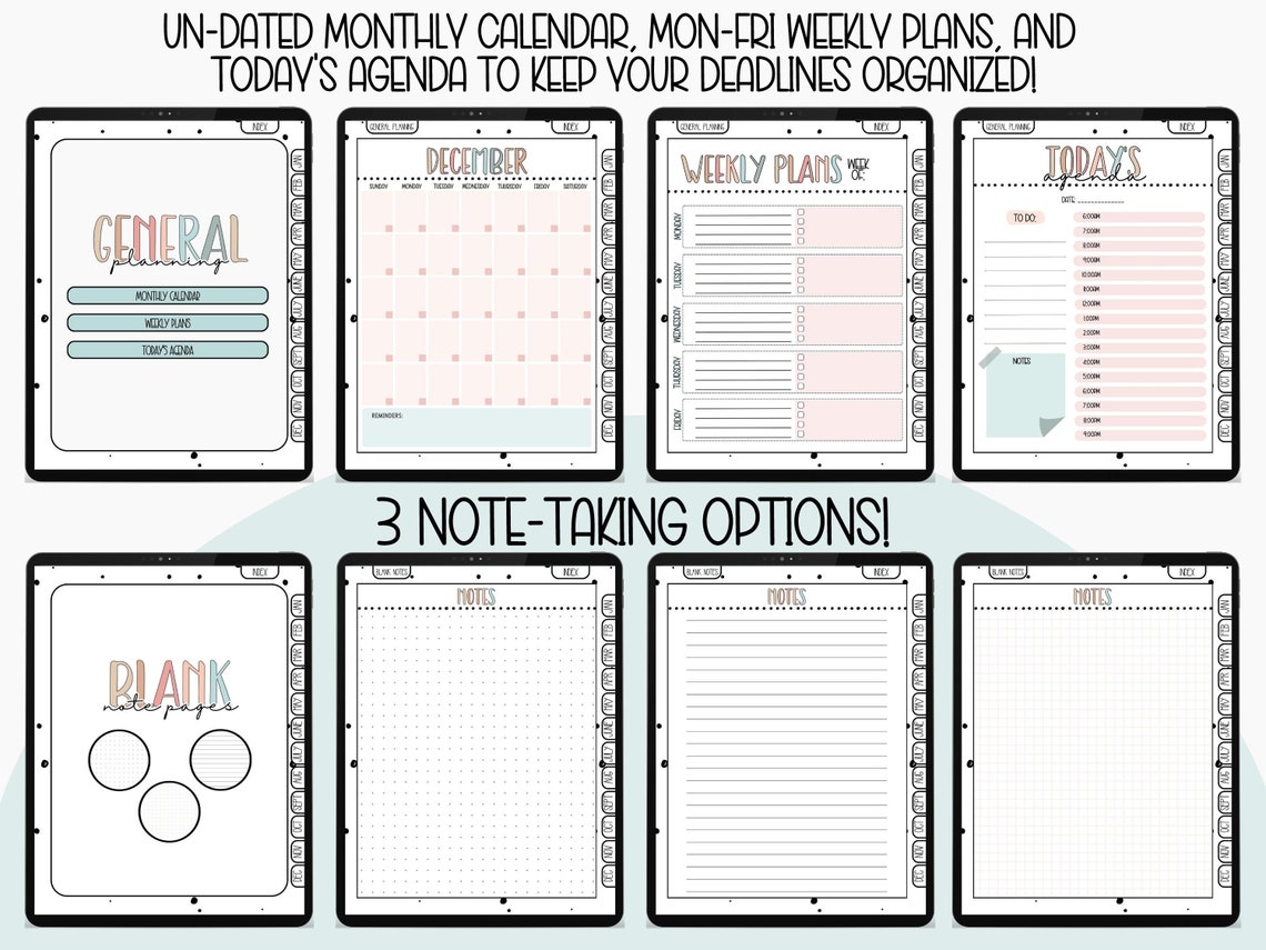 Digital SELF CONTAINED Boho Special Education Planner - Etsy