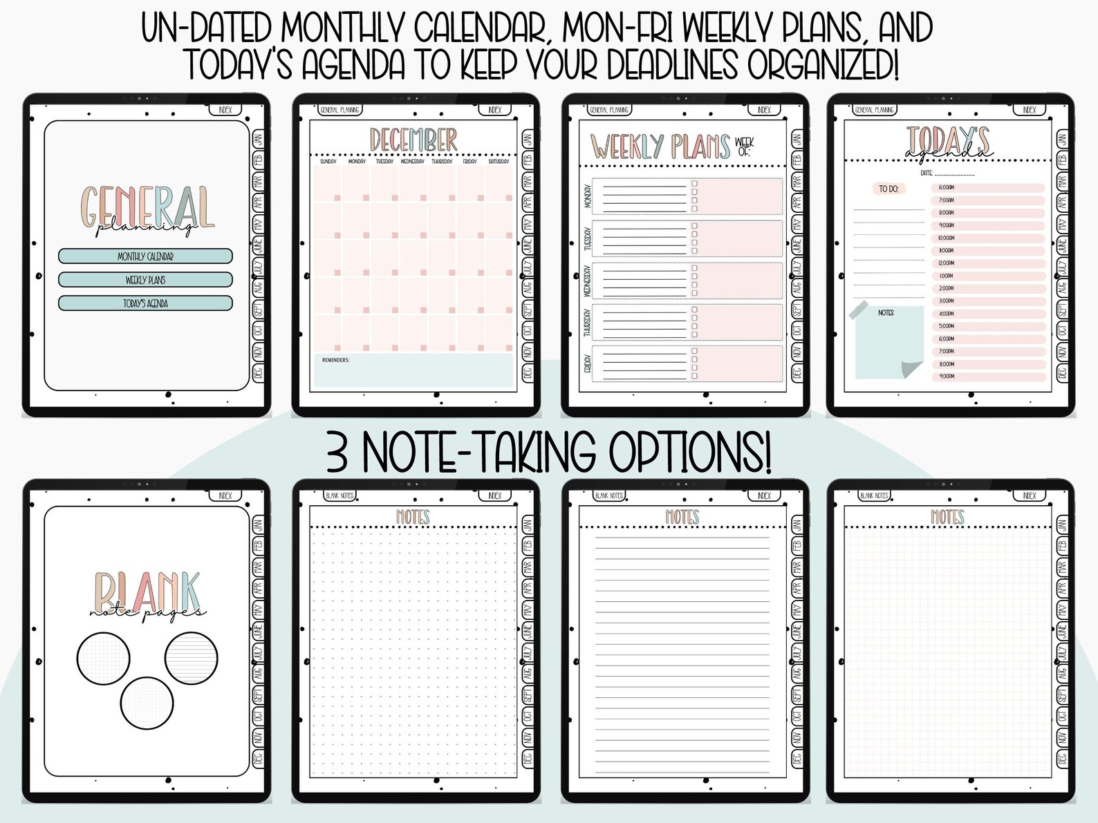Digital SELF CONTAINED Boho Special Education Planner - Etsy