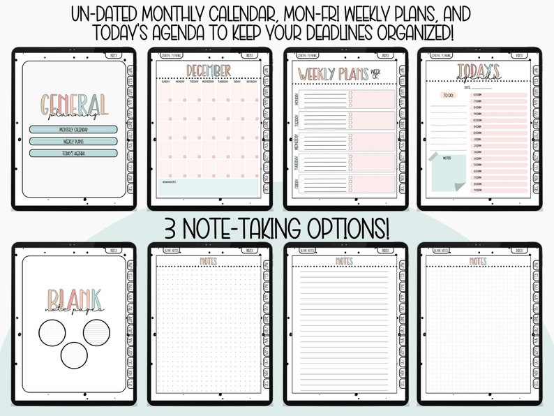 Digital SELF CONTAINED Boho Special Education Planner - Etsy
