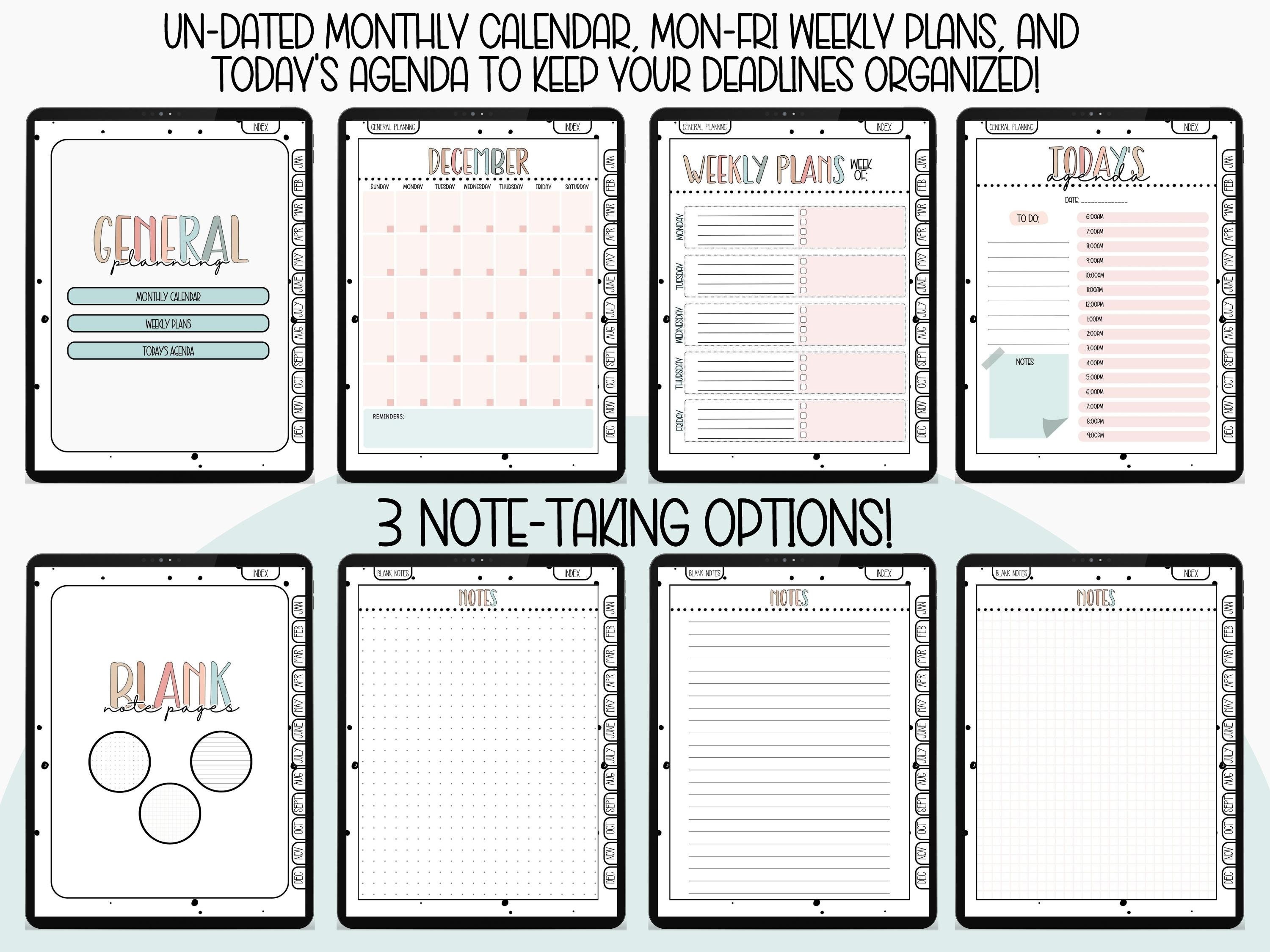 Digital SELF CONTAINED Boho Special Education Planner - Etsy