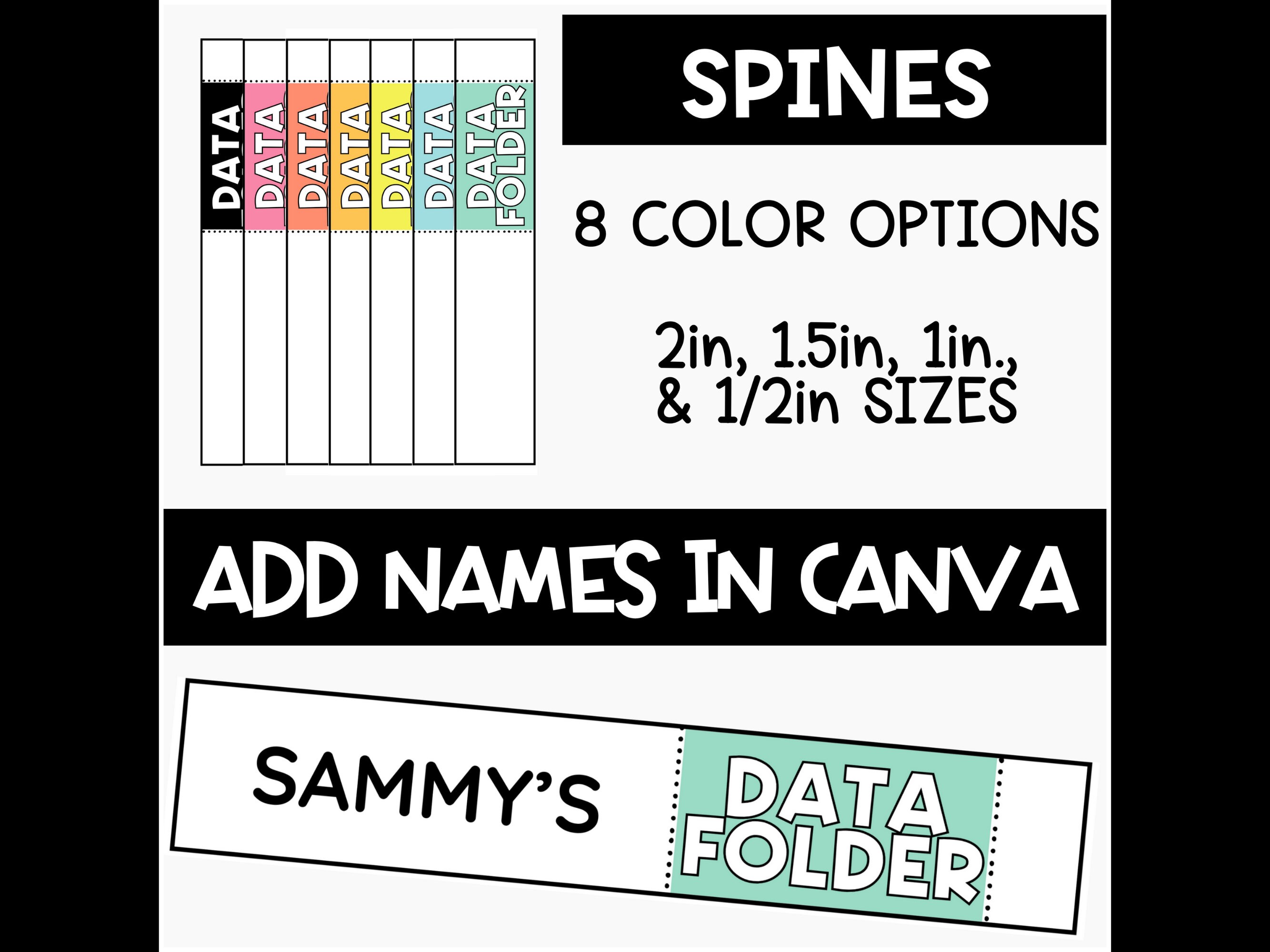 Student IEP Binder Kit, Editable IEP Case Management, Covers, Spines ...