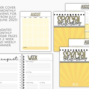 Printable Special Education Caseload Templates, IEP Goal Planning ...