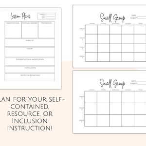 Editable Special Education Caseload Templates, Canva Templates ...