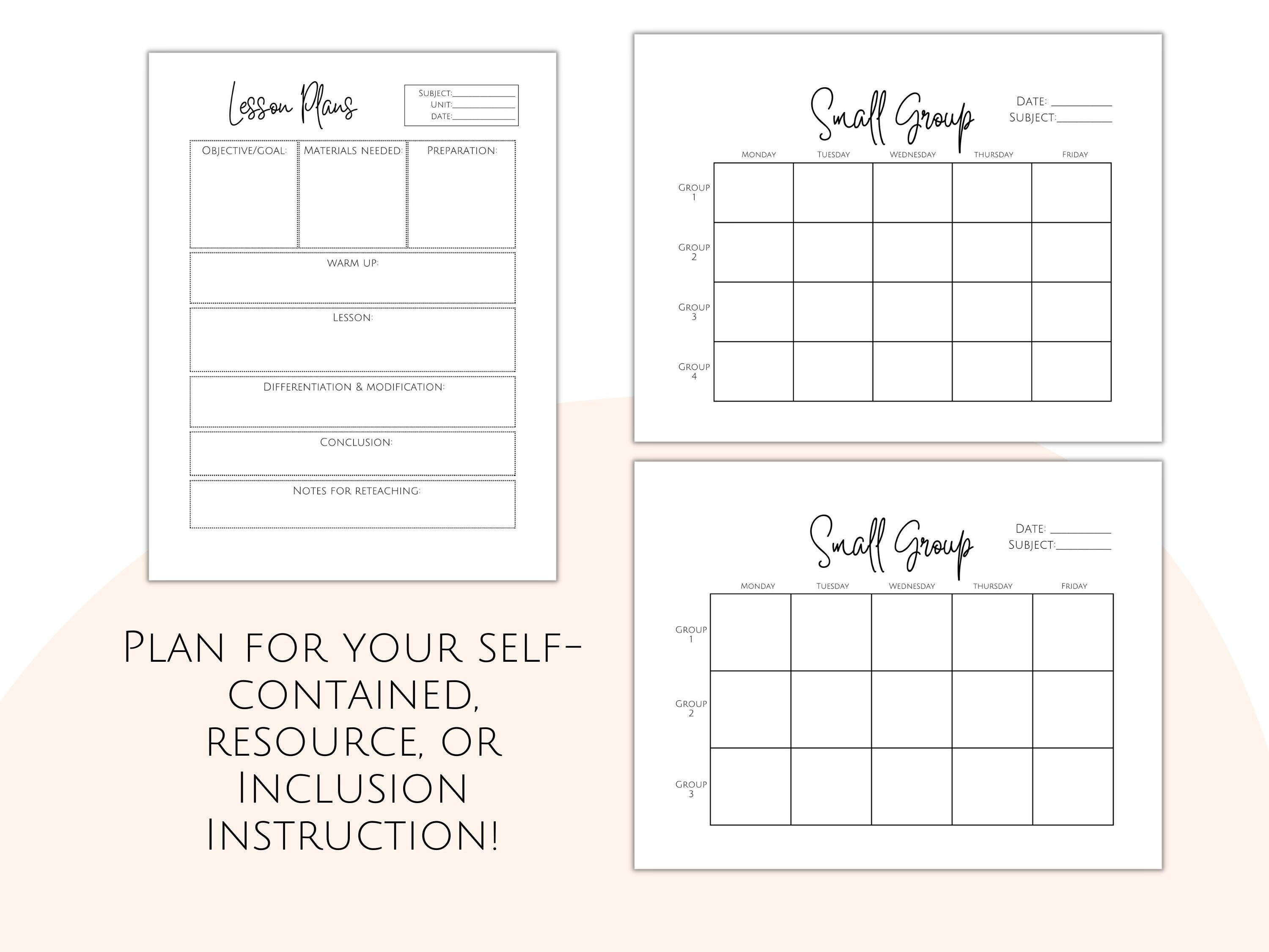 Editable Special Education Caseload Templates, Canva Templates ...