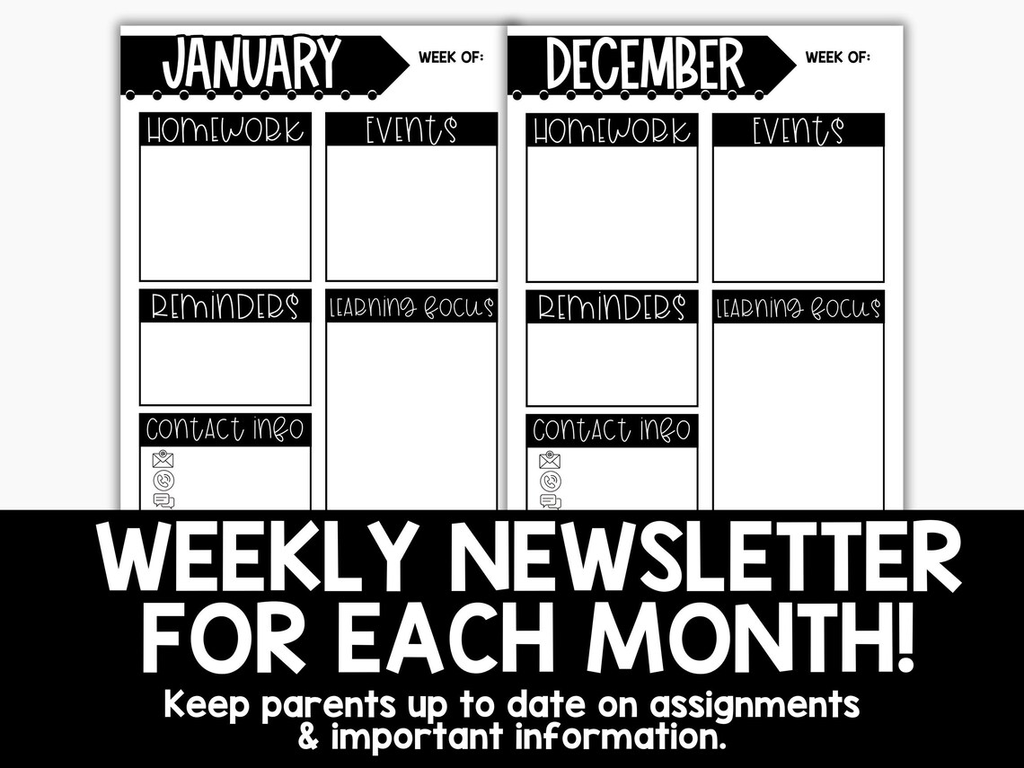 Editable Take Home Folder Canva Templates, Student Homework Folder ...