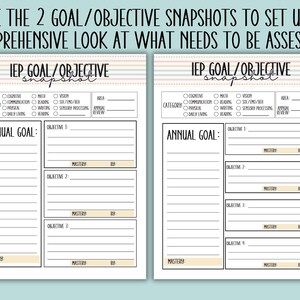 IEP Goal Tracking Binder, Editable Iep Goal Tracking Templates ...