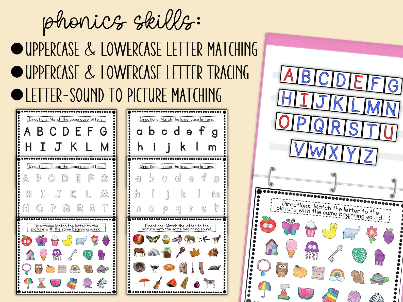 Basic Skills Busy Binder, Printable Kindergarten Busy Book, Basic ...