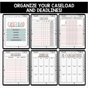 Digital SELF CONTAINED Boho Special Education Planner, Caseload and ...