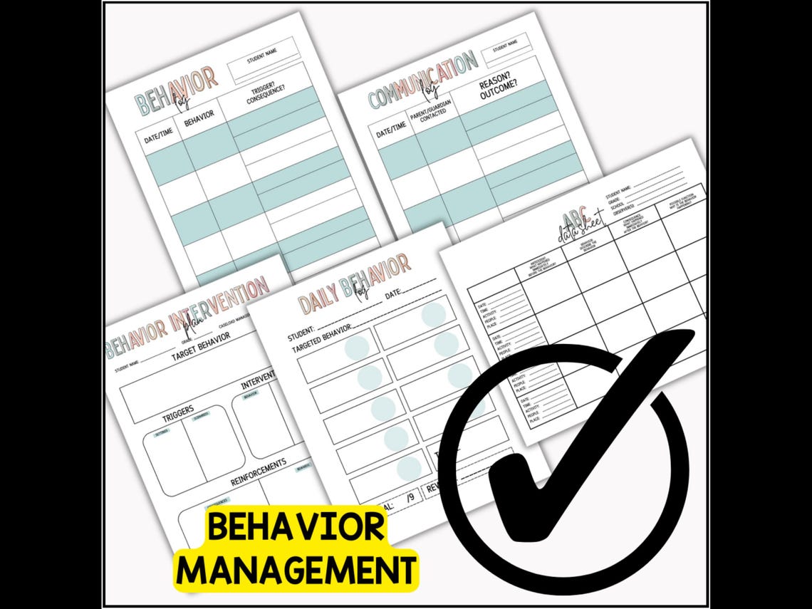 Editable Special Education Planner Binder, Boho Teacher Planner ...