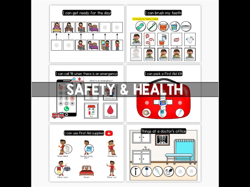 Printable Life Skills Adapted Binder, Daily Living Skills Practice ...