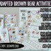 Printable Adapted Brown Bear Activities Adapted Brown Bear - Etsy