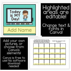 Visual Schedule Flip Book, Token Board, First Then Board, Special ...