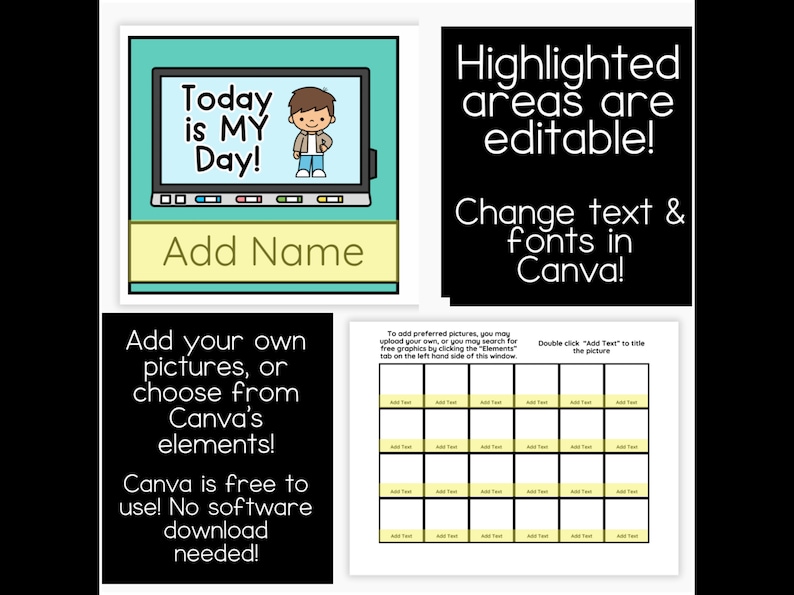 Visual Schedule Flip Book, Token Board, First Then Board, Special ...