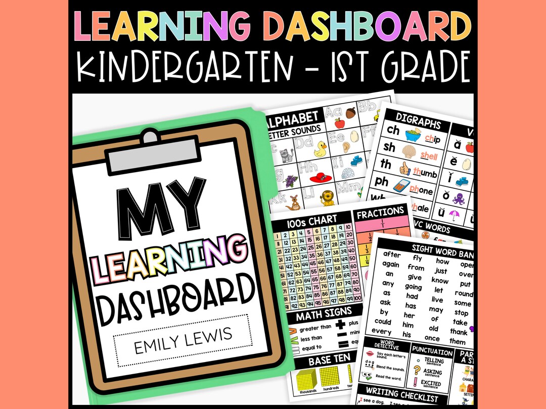 First Grade Learning Dashboard, Homework Helper, Kindergarten Learning Resource, Special ...