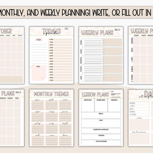 Self Contained Special Education Planner, Editable Rainbow Teacher ...