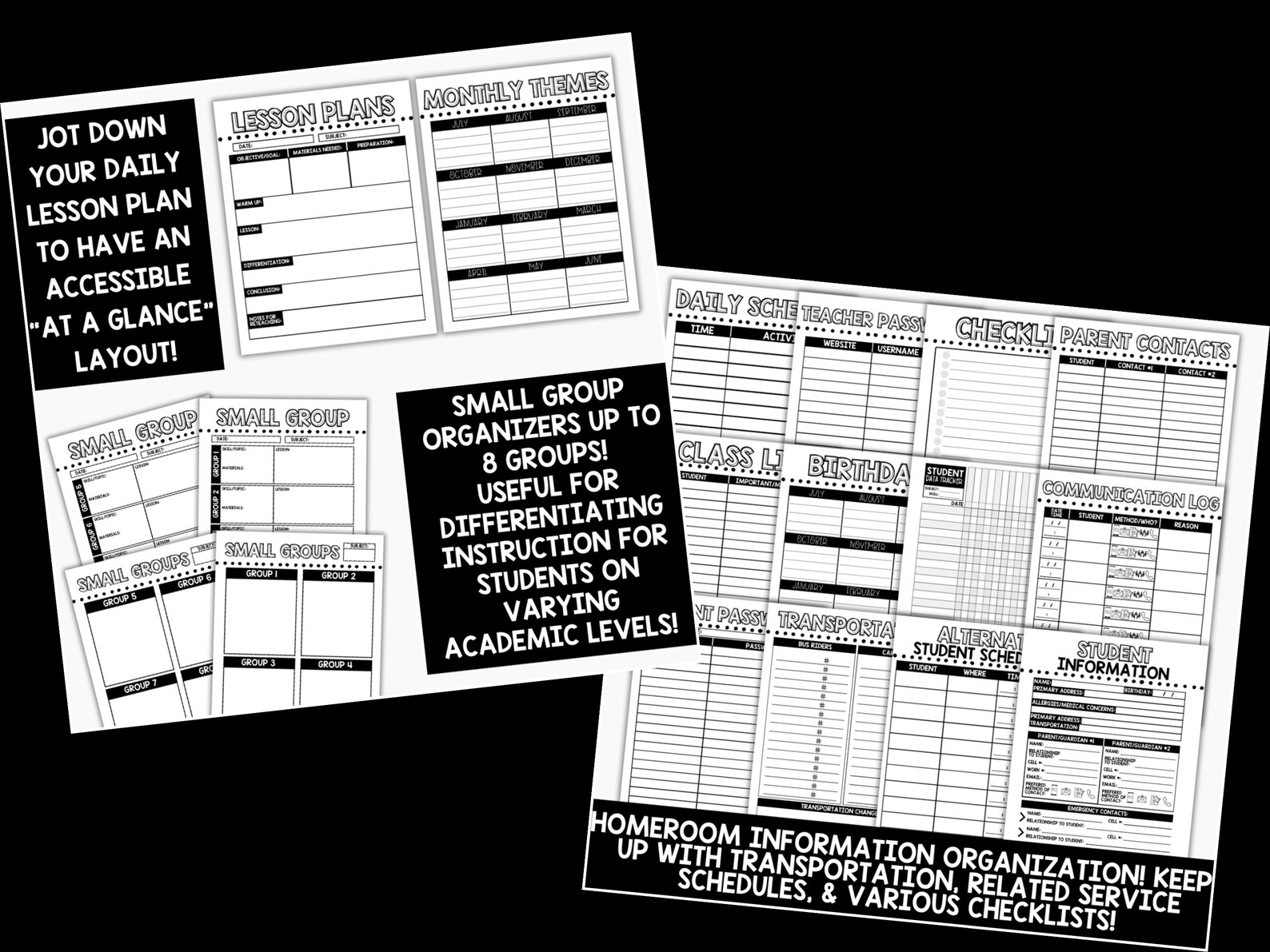 Editable Special Education and Sped Sub Binder Bundle, Classroom ...